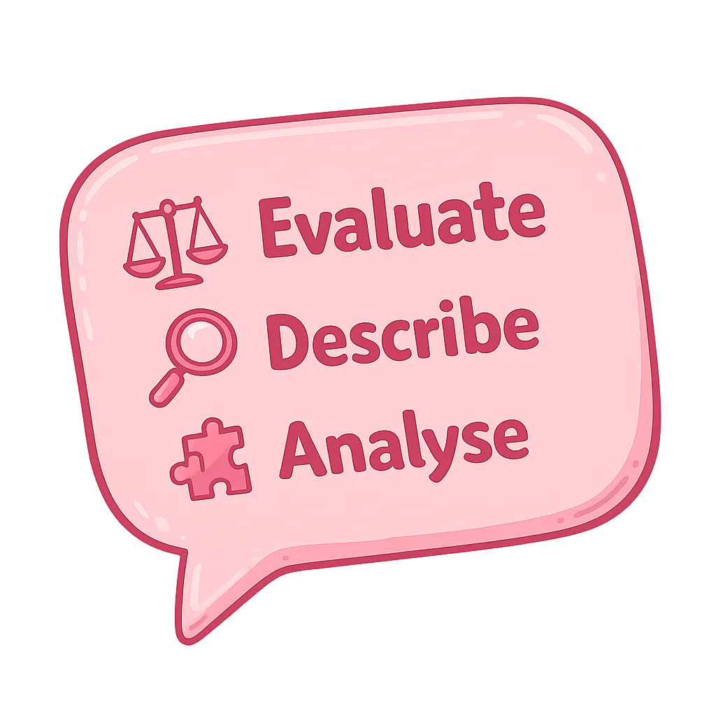 GCSE command words explained: What evaluate, describe and analyse ...
